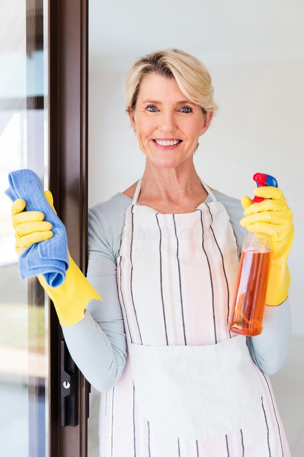 Older Woman Doing Household Chores Stock Photos - Free & Royalty-Free ...