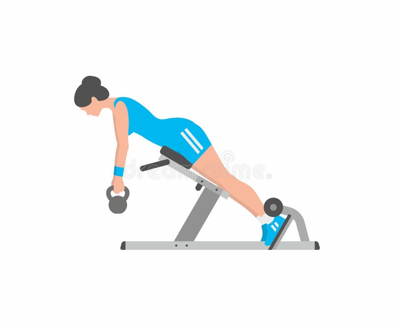 Back Exercise Machine Stock Illustrations – 541 Back Exercise Machine ...