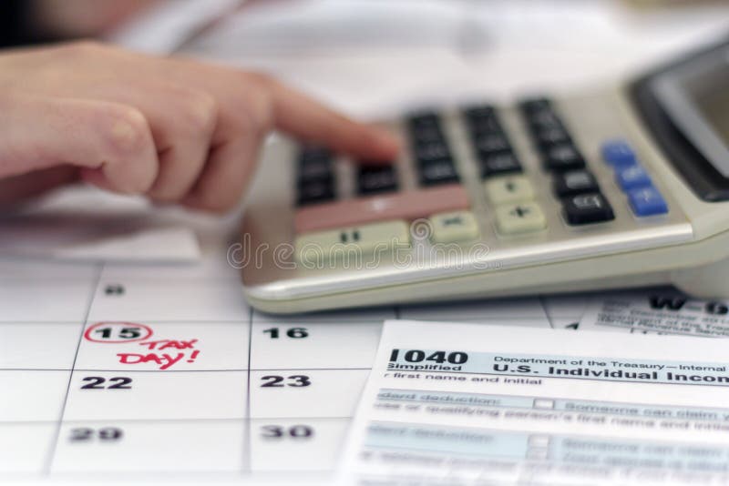 Taxes paperwork deadline editorial stock image. Image of extensions ...