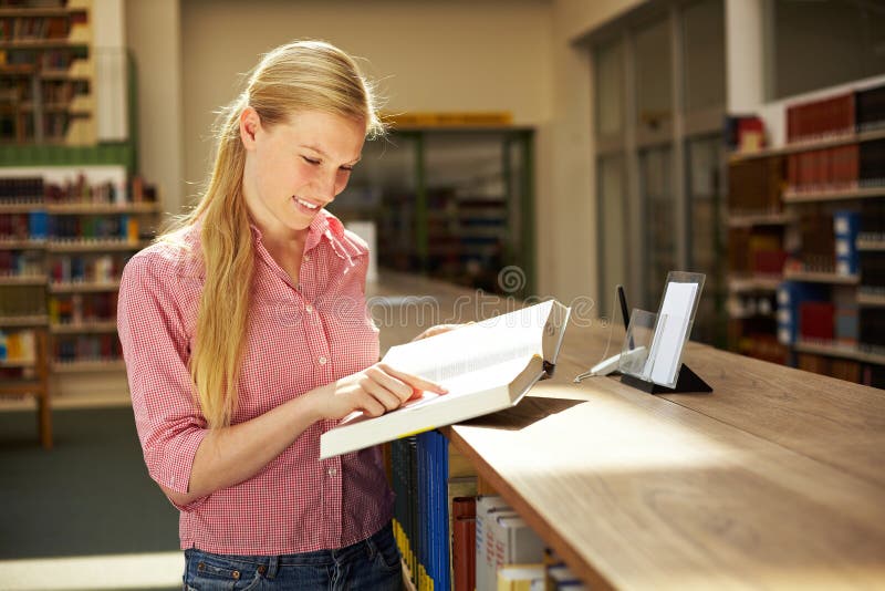 Woman doing research stock image. Image of european, head - 11823439