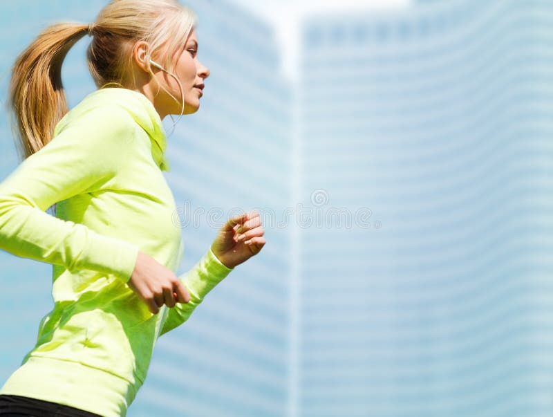 London Woman Running Big Ben - England Lifestyle Stock Image - Image of ...