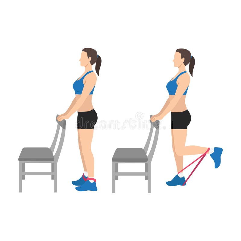 Standing Hamstring Stock Illustrations – 151 Standing Hamstring Stock ...
