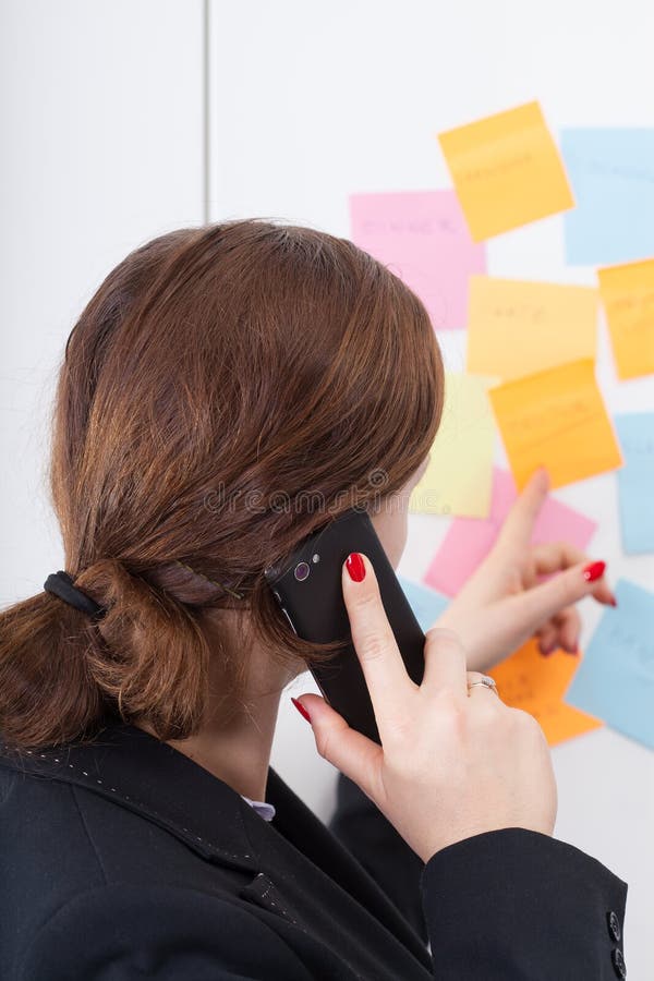 Woman is doing daily tasks stock photo. Image of computer - 36573138