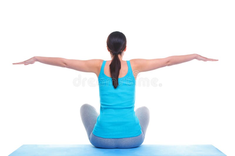 Relaxed balance woman stock photo. Image of happiness - 14065034