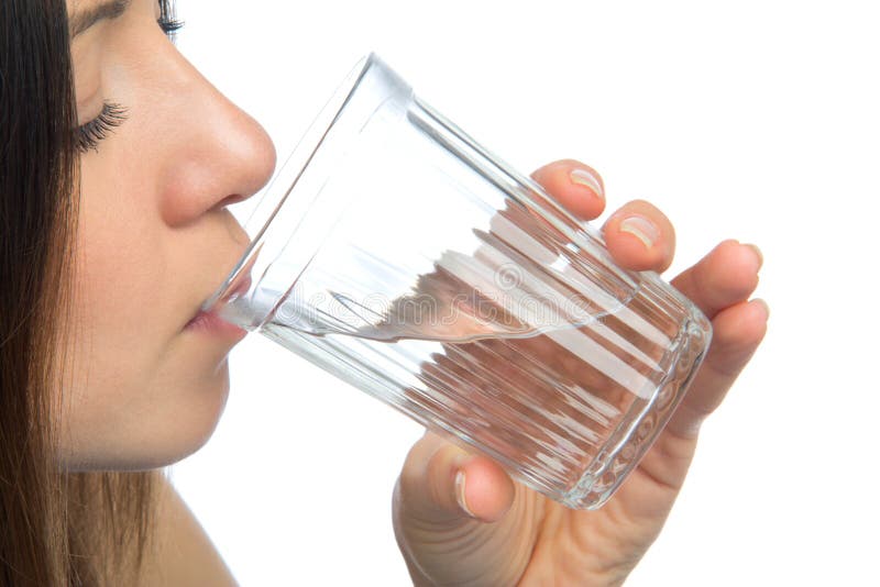 Drinking water stock photo. Image of glass, dehydration - 898618