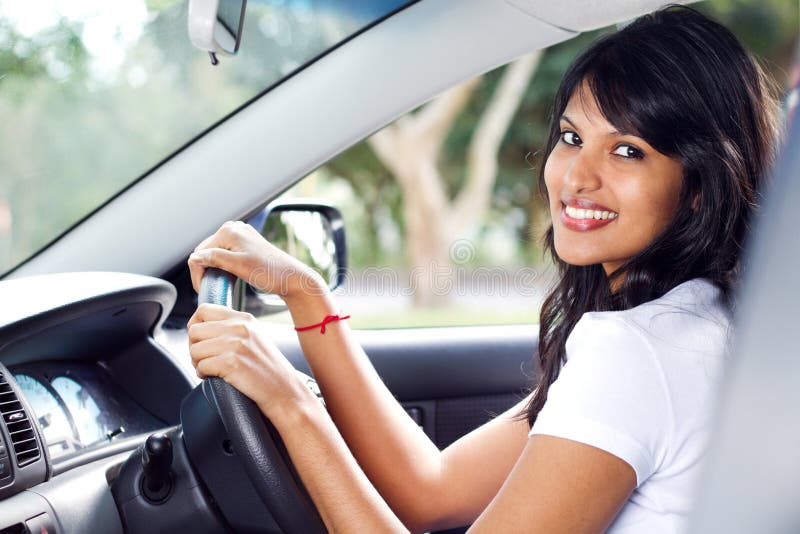 Woman Driver Wearing Short Skirt Stock Photo - Image of motoring, lane ...
