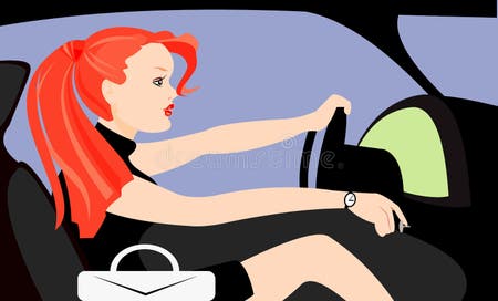 Black Woman Driver Stock Illustrations – 1,541 Black Woman Driver Stock ...