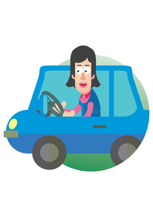 Ladies Driving Stock Illustrations – 61 Ladies Driving Stock ...