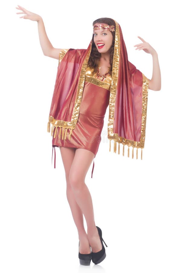 Woman in eastern dress stock image. Image of fashion - 36994483