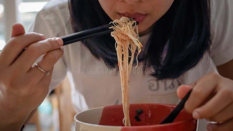 227 Asian Women Eating Noodle Stock Photos - Free & Royalty-Free Stock ...
