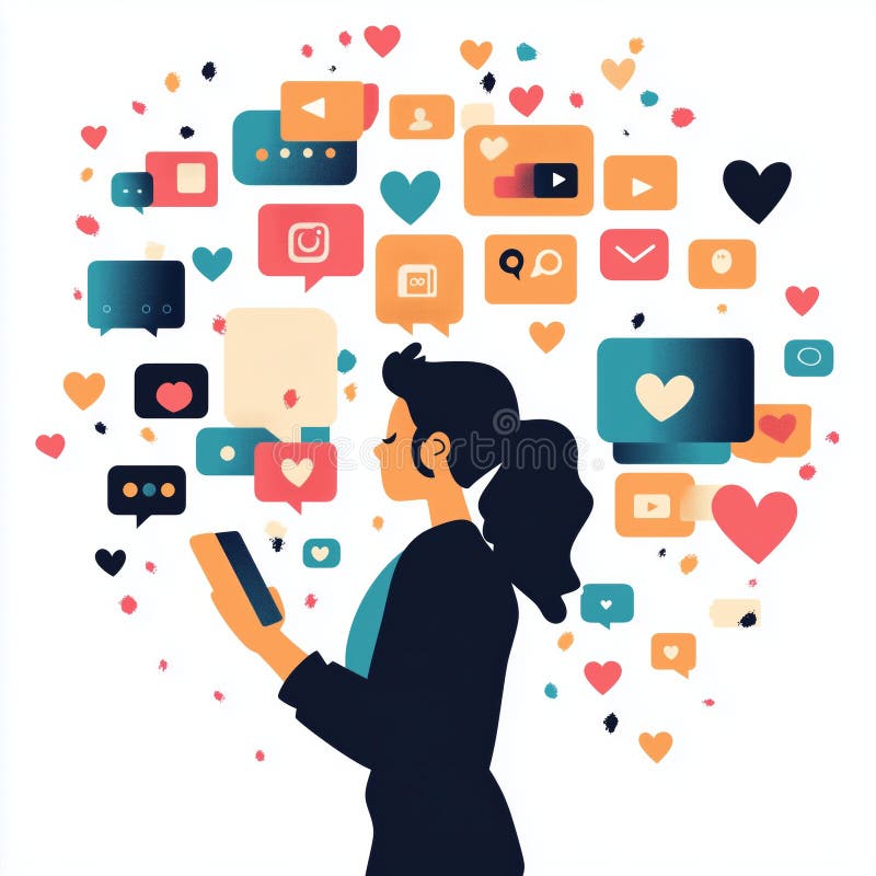 Multiple Chat Icons Black White Stock Photos - Free & Royalty-Free ...