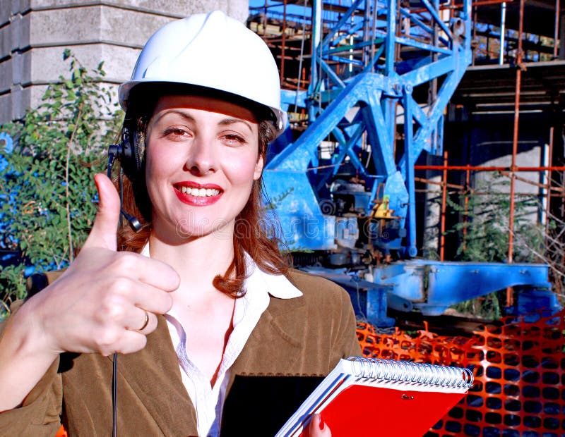 Woman engineer manager stock photo. Image of woman, engineer - 27438882