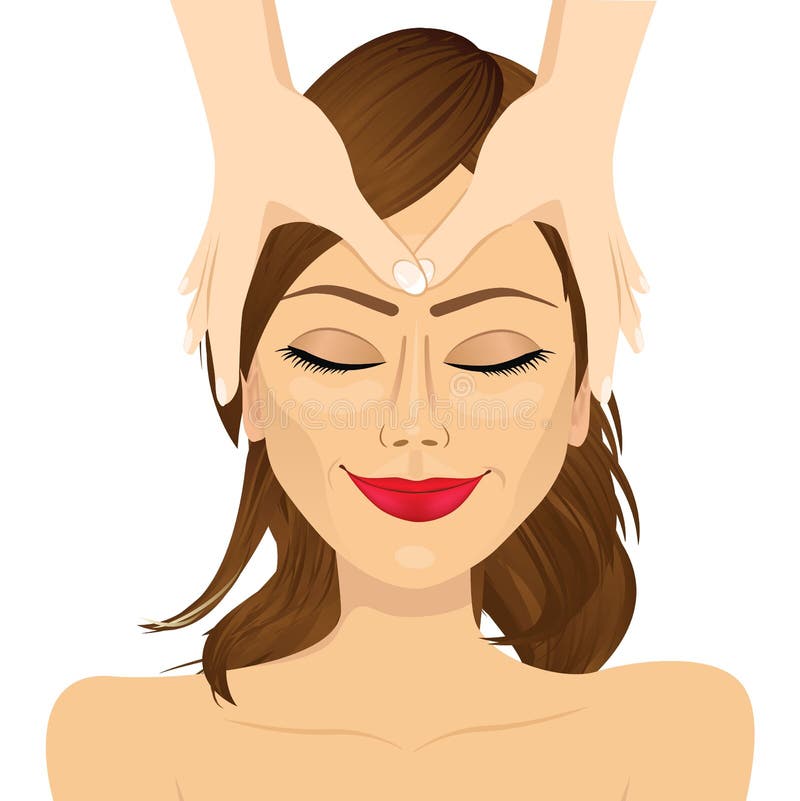 Facial Massage Stock Vector Illustration Of Beautician 14007025