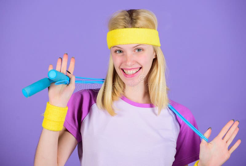 Proper Approach To Lose Weight Weight Loss Concept Jumping Rope Is