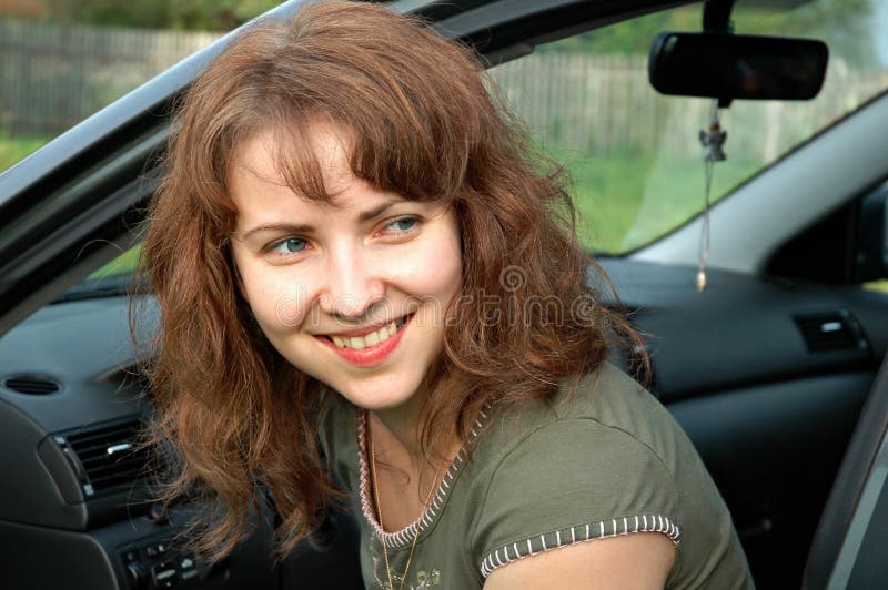 Woman Exiting Car Picture. Image: 6320706