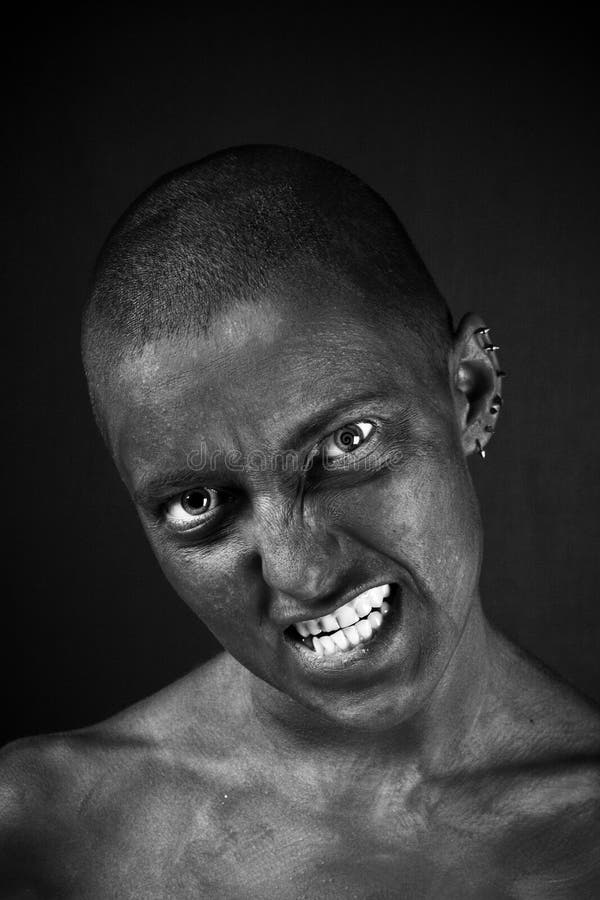 Woman expression. stock image. Image of lanugo, adult - 11379107