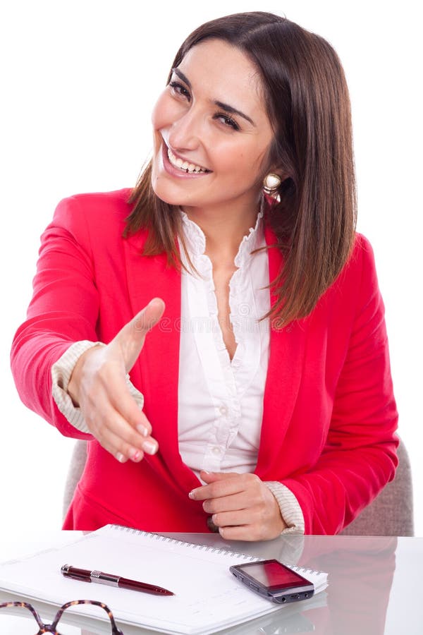 Woman with Expression of Confidence and Cheerful Stock Image - Image of ...