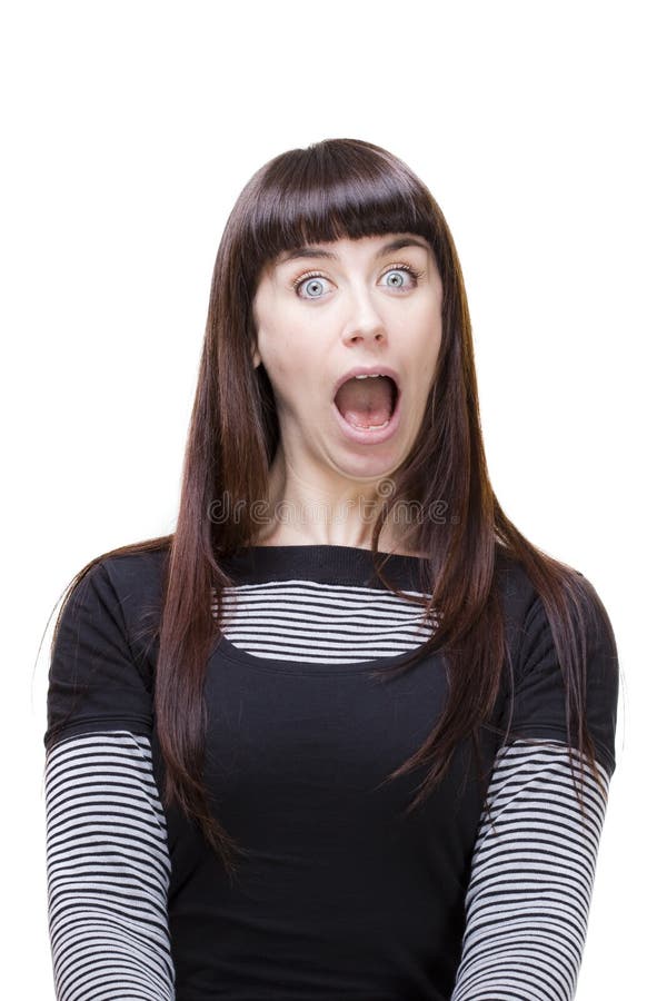 Woman expressions stock image. Image of isolated, emotion - 22529817