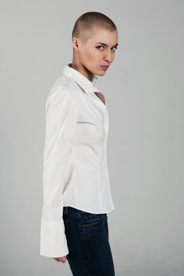 Woman with extreme hairdo stock photo. Image of skin - 24063264