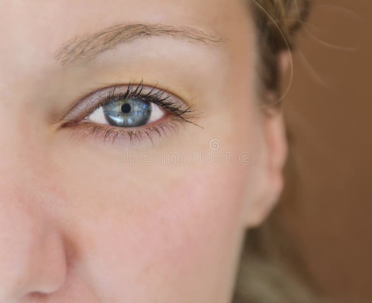Woman eye. stock image. Image of fuzzy, beautiful, feminine - 15171411