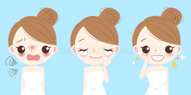 Face Skin Problem stock vector. Illustration of cosmetic - 78739581