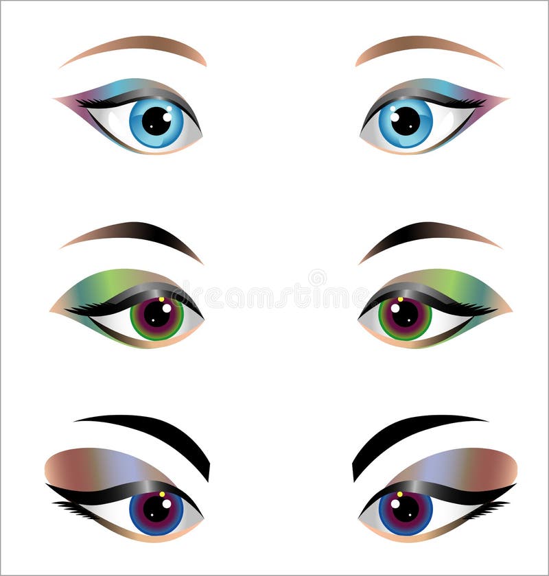 Eyes design stock vector. Illustration of vision, white - 10228896