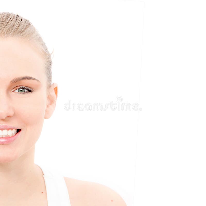 Woman face stock image. Image of beauty, lips, caucasian - 17506453