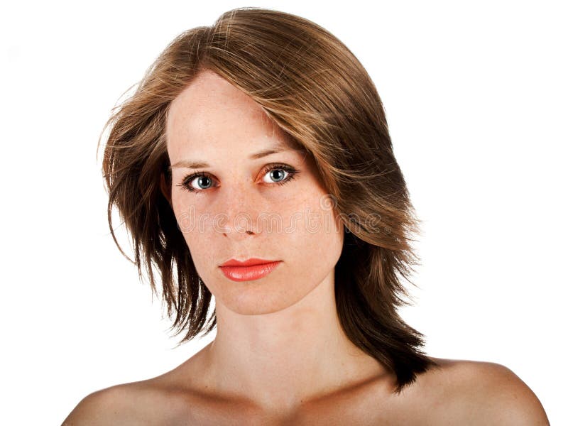 Woman face stock image. Image of body, background, isolated - 20777535