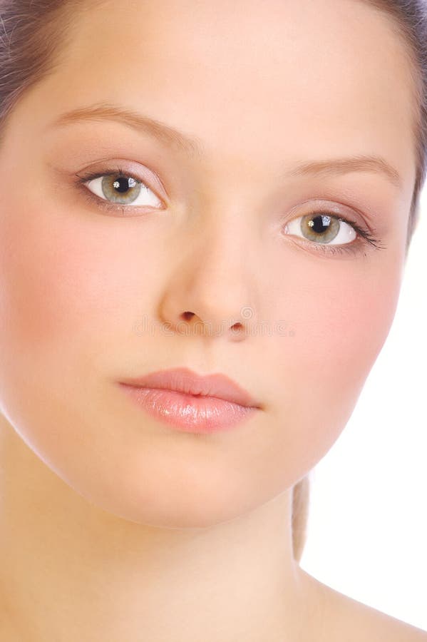 Woman face stock image. Image of clean, closeup, close - 2459817