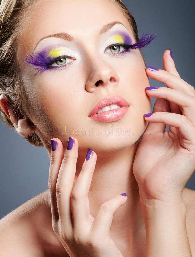 Woman face stock image. Image of female, caucasian, fresh - 25081663