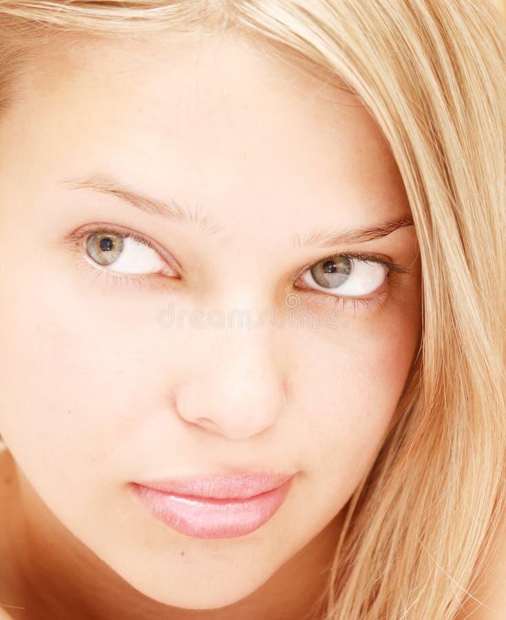 Woman face stock photo. Image of caucasian, eyeshadow - 25747398