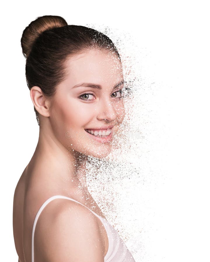 Beautiful Woman Dispersion Portrait Stock Photos - Free & Royalty-Free ...