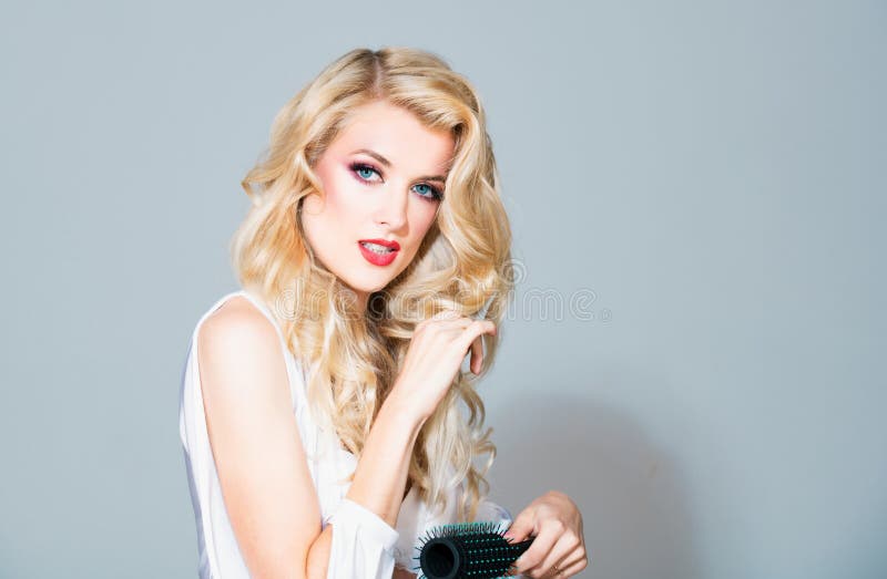 Woman Face For Beauty Salon Portrait Of Pretty Girl With Natural Hair Female Face Portrait