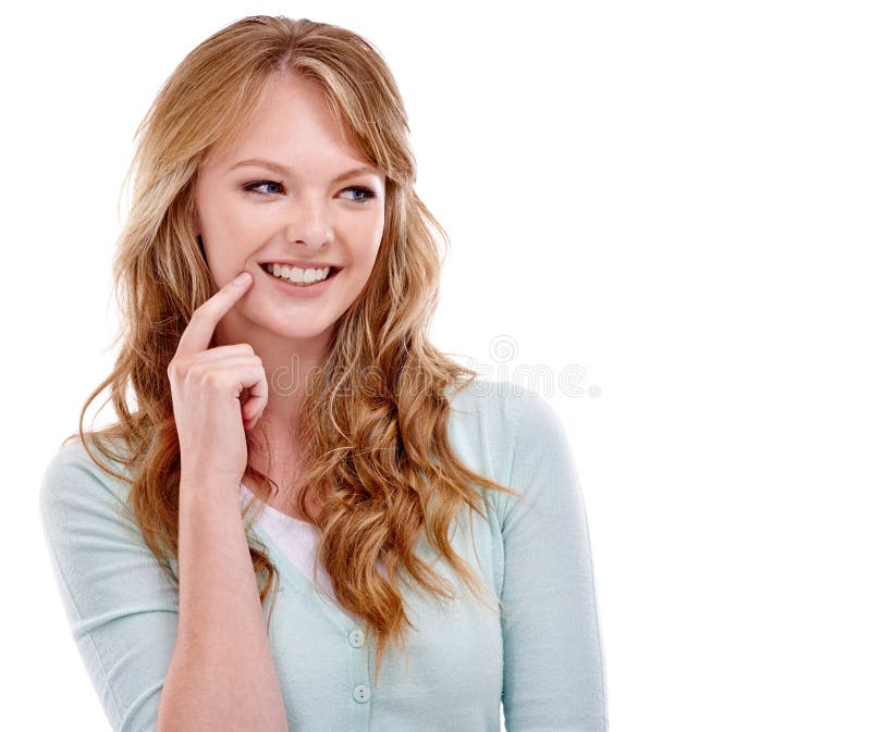 Woman, Face and Thinking or Decision in Studio for Problem Solving ...