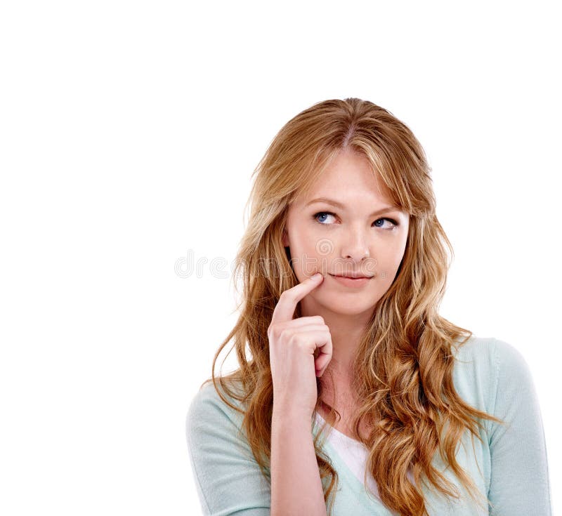 Woman, Face and Thinking or Solution in Studio for Problem Solving ...