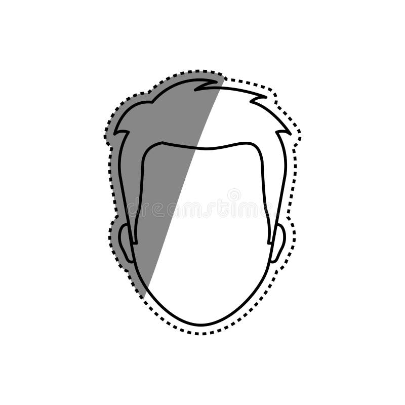 Woman faceless head stock illustration. Illustration of face - 84797160