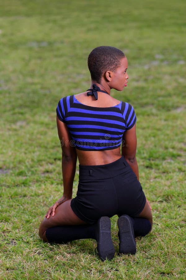 Woman Facing Away from the Camera Stock Image - Image of beauty, hair ...