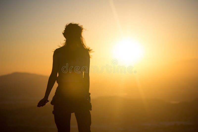717 Woman Facing Sunset Stock Photos - Free & Royalty-Free Stock Photos ...