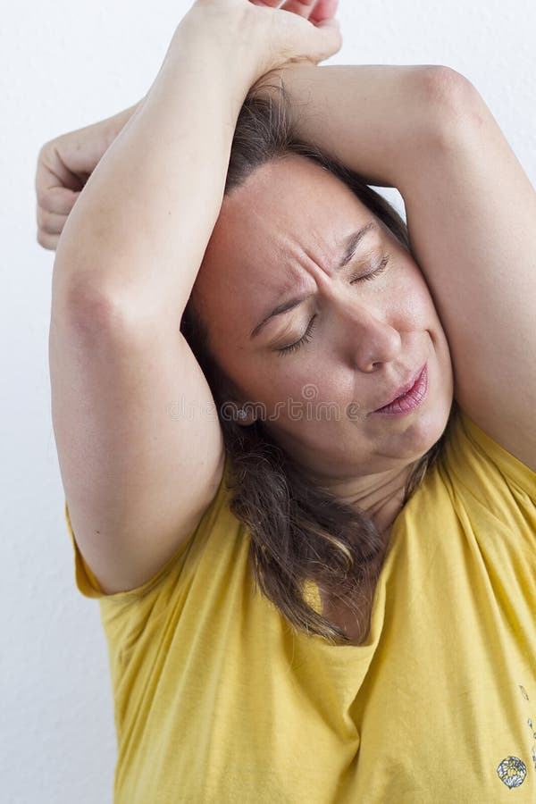 A Woman with a Fear Expression Stock Image - Image of desperate, fear ...