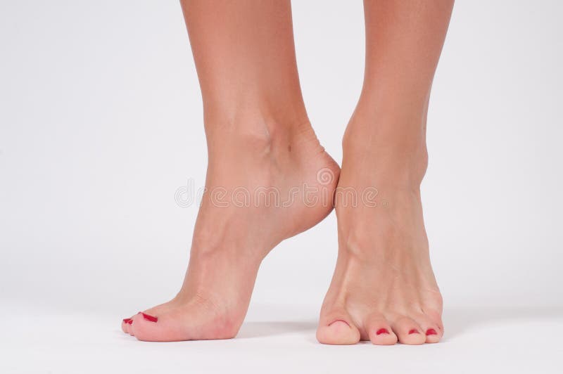 Woman Feet Perfect Clean Female Heels Stock Image Image Of Body