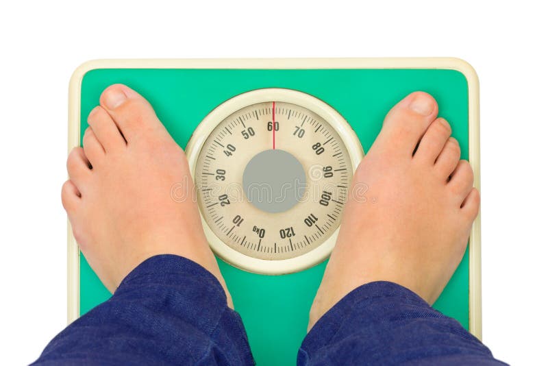 Woman Feet and Weight Scale Stock Photo - Image of kilogram, female ...