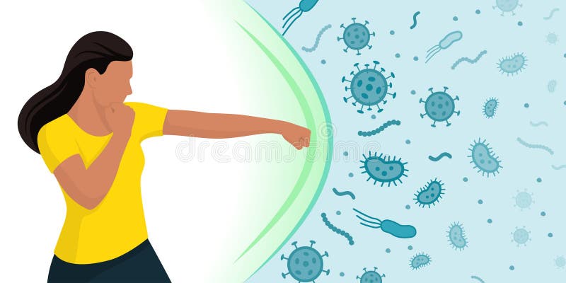 Immune System Fighting Germs Stock Illustrations – 38 Immune System ...