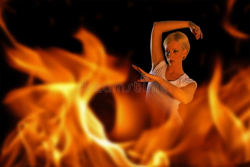 Flames over Grill stock photo. Image of flame, yellow - 20445088