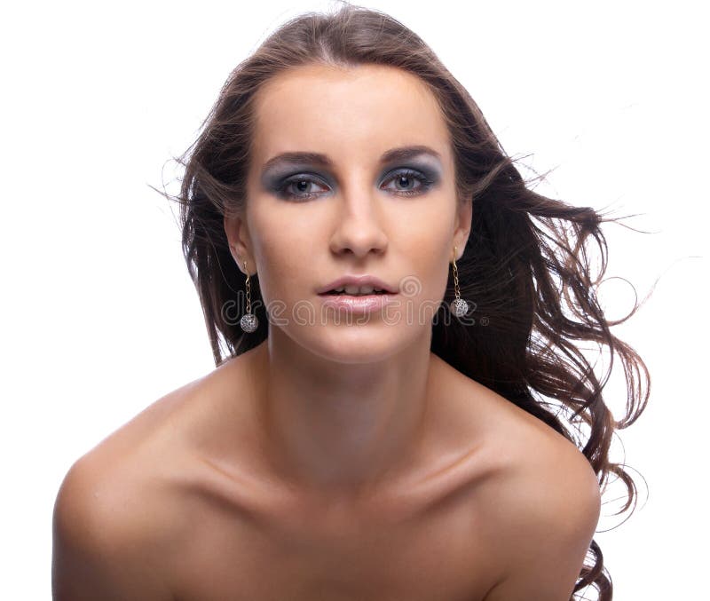 Woman with flattering hair stock image. Image of confidence - 13069581