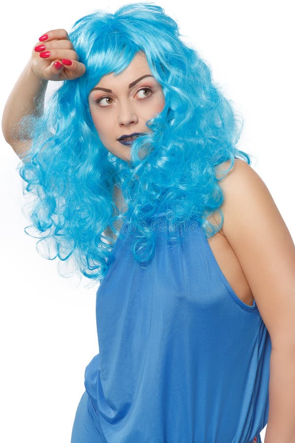 Woman in a flirty mood stock image. Image of shoulder - 55861135