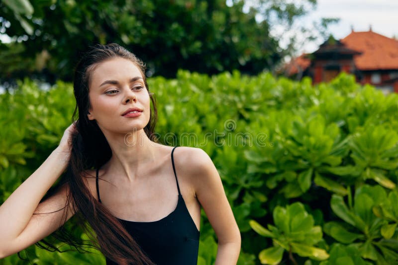 Woman Freedom Smiling Summer Lifestyle Beautiful Park T Shirt Smile