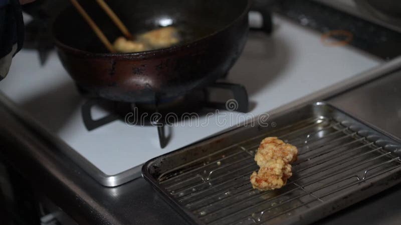 Woman Frying Chicken Fried Chicken Stock Footage - Video of dish, side ...