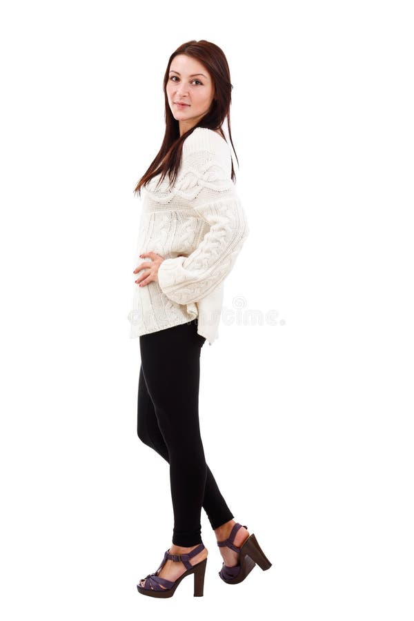 Full length woman stock image. Image of pretty, arms - 24471271