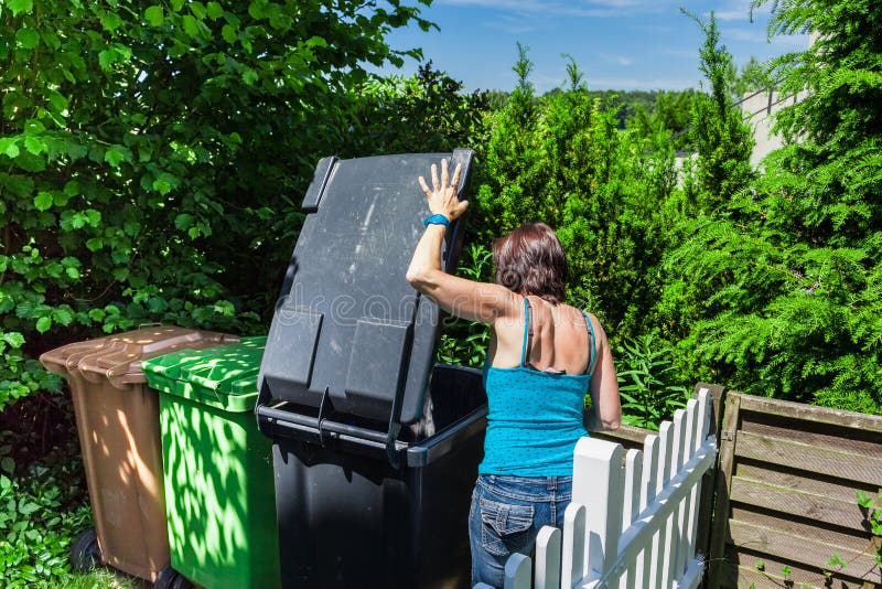 Pushing Garbage Bin Stock Photos - Free & Royalty-Free Stock Photos ...