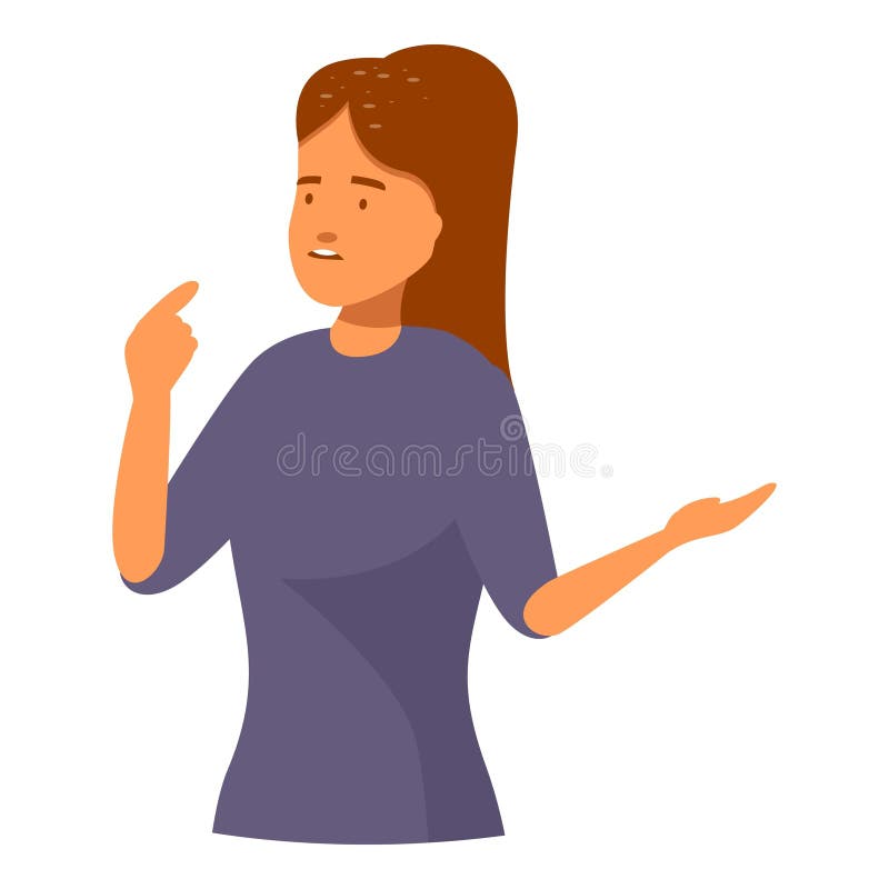 Woman Gesturing with Hand and Talking Making a Point during ...